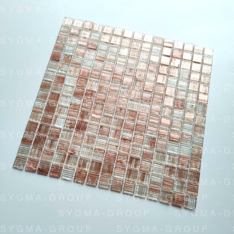 Glass mosaic tile for floor and wall model PLAZA LIN